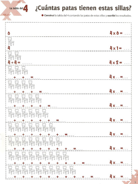 LAMINAS PARA PRACTICAR TABLAS DE MULTIPLICAR